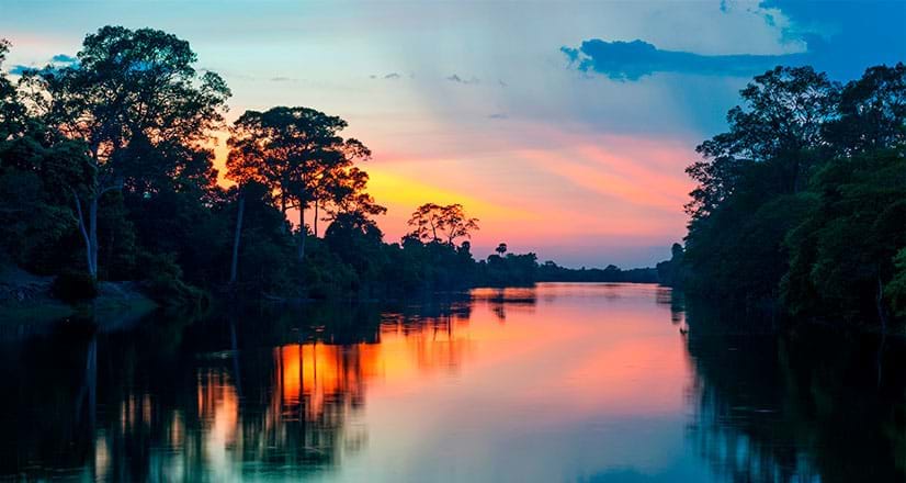 Amazonas, der größte und längste Fluss der Welt.