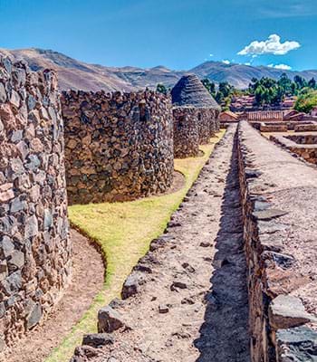 Raqchi, resting place on the Inca Trail