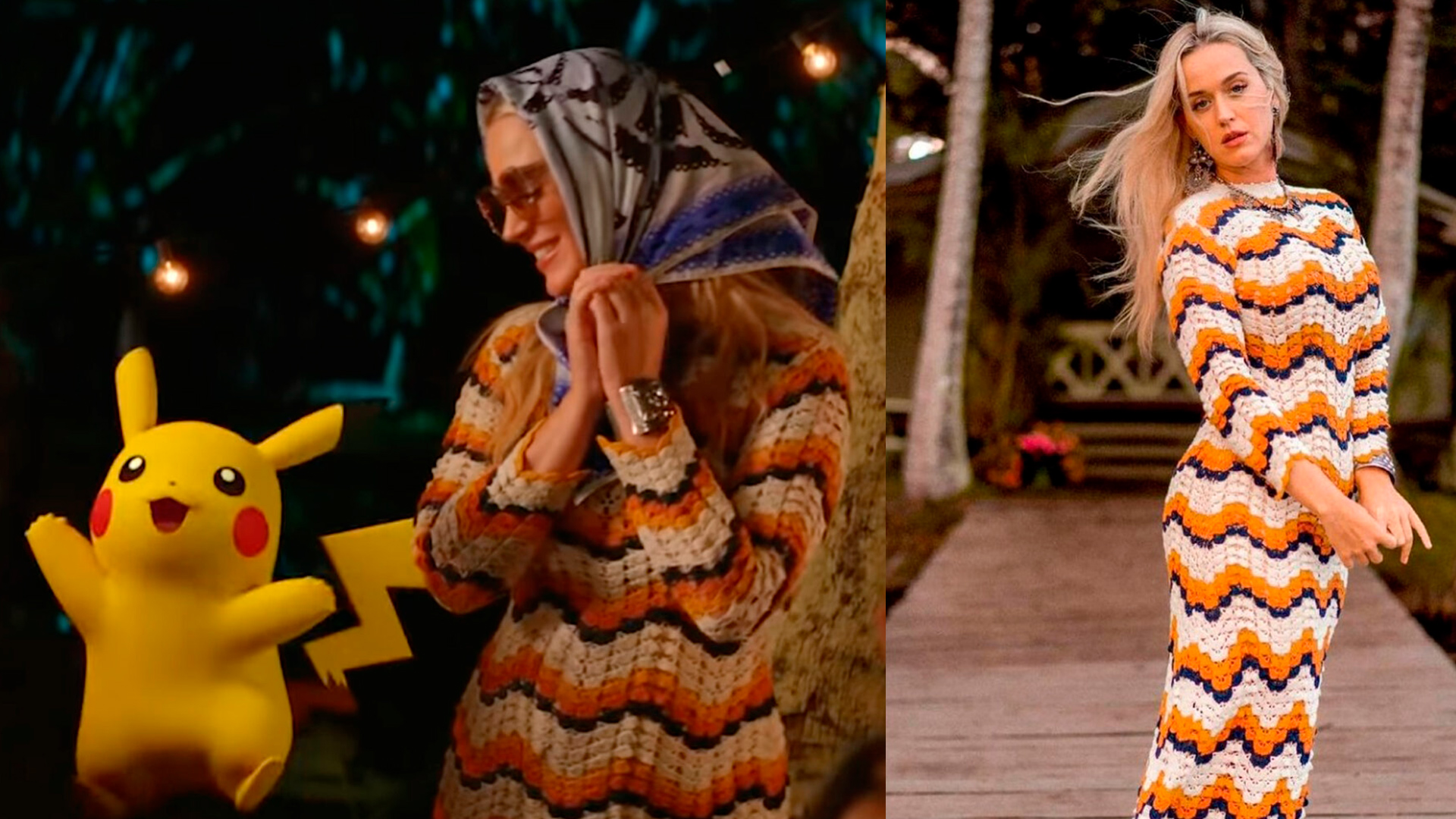 Katy Perry Orange Dress