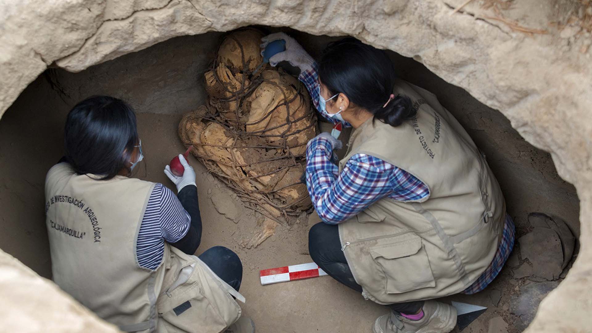 Mummy up to 1200 years old was discovered in Peru