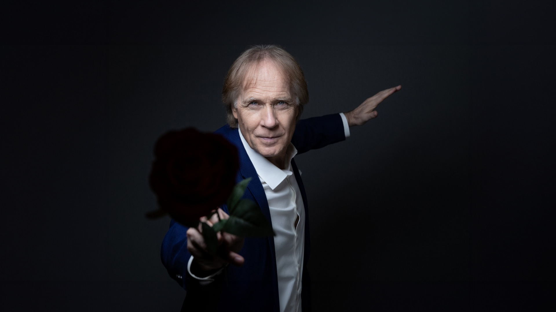 Richard Clayderman at the Huaca Pucllana