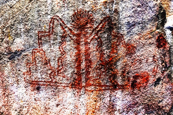 Encuentran pintura rupestre en cuenca del río Marañón